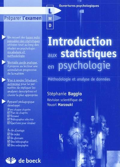 Livre : Introduction aux statistiques en psychologie, le livre de ... Livre : Introduction aux statistiques en psychologie, le livre de ...